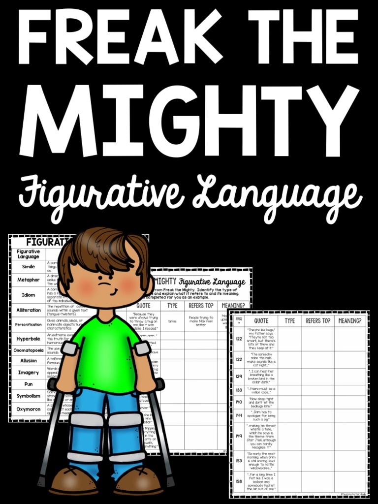 Figurative Language in Freak The Mighty | PDF | Linguistics