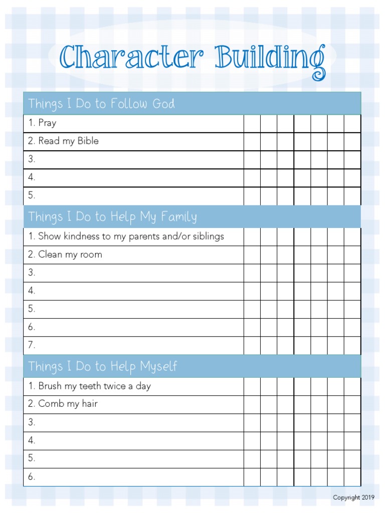 Character Building | PDF