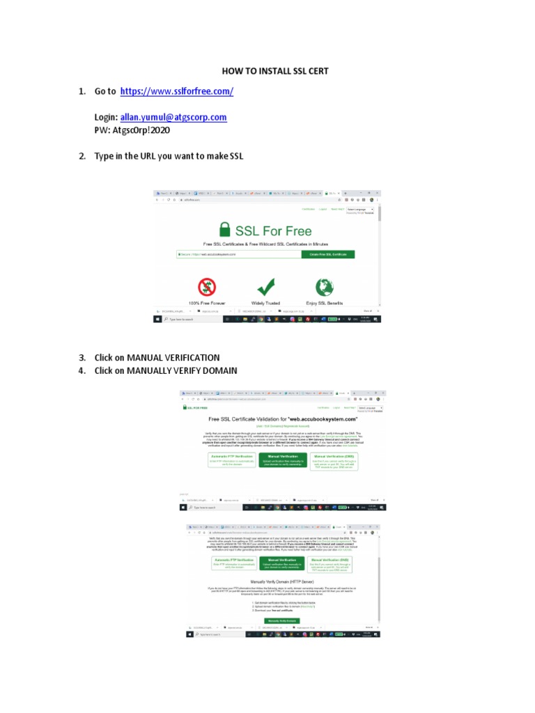 How To Install SSL Cert | PDF
