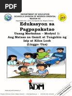 Grade 10-ESP-Module 1-1st Quarter | PDF