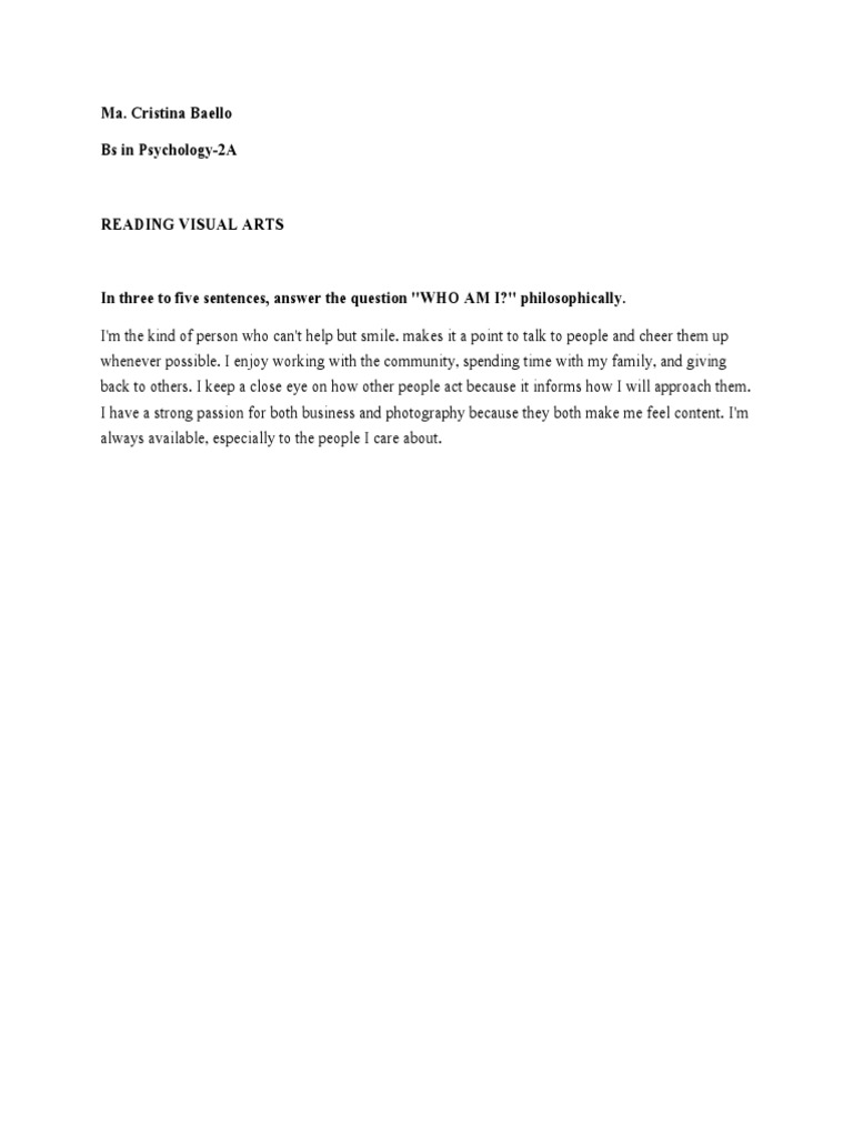 MC Baello - Rva Activity | PDF