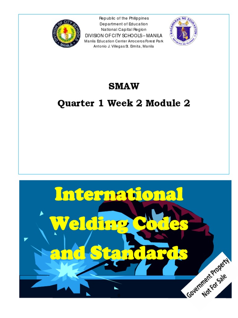 SMAW 10 - Q1 - W2 - Mod2 | PDF | Welding | Construction