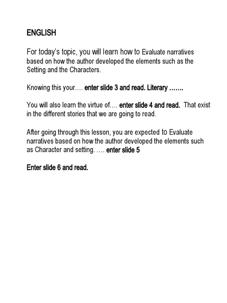 English Script q3 w6 | PDF