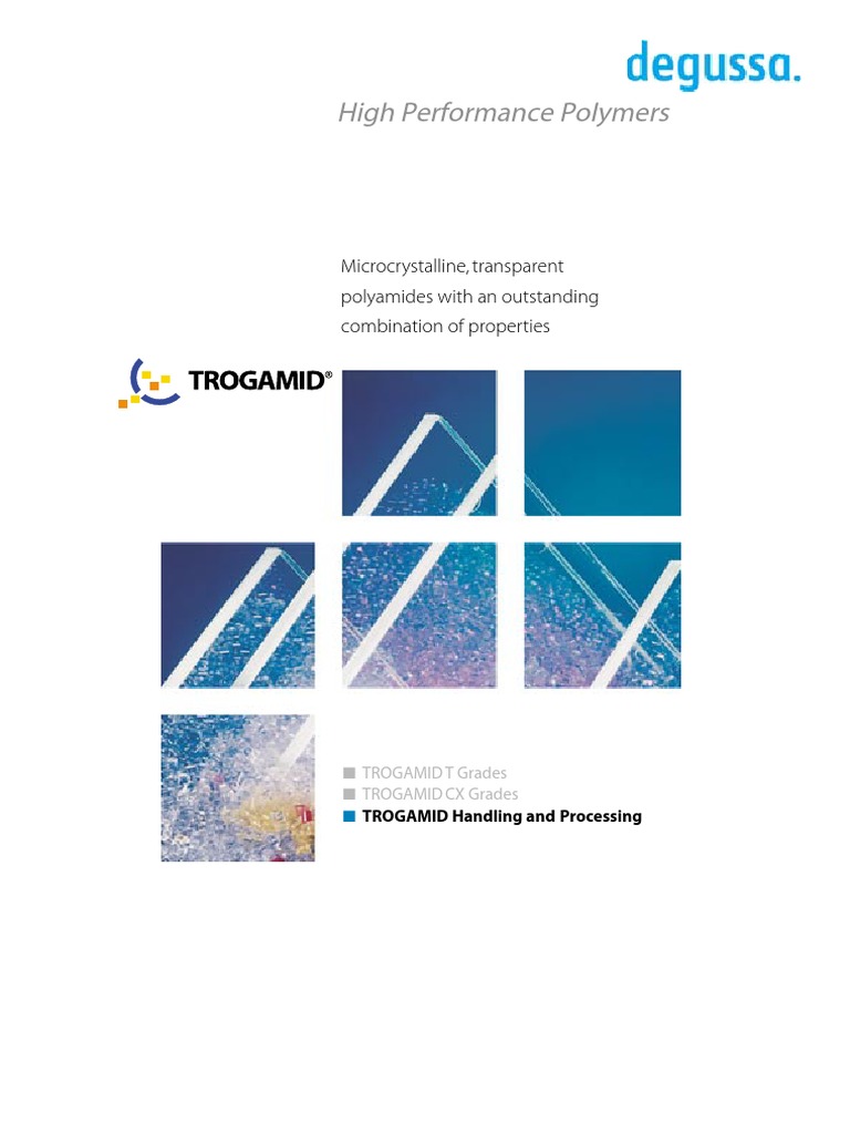 Polyamides Processing | PDF | Extrusion | Casting (Metalworking)