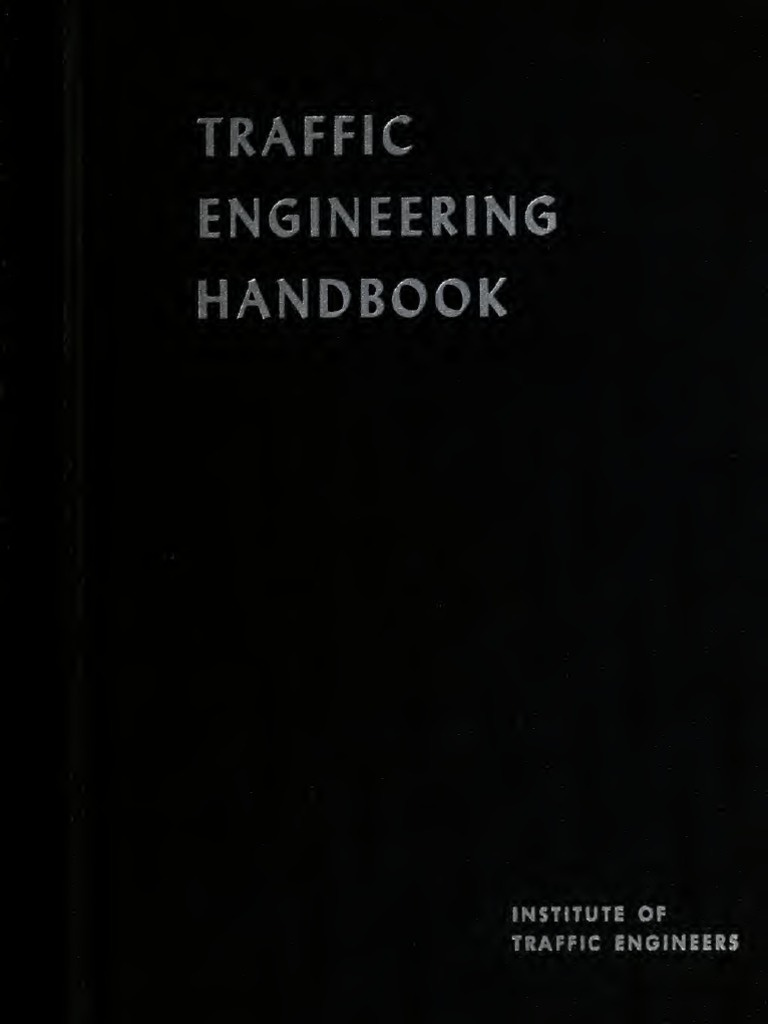 Traffic Engineering Handbook - 540 Pgs | PDF | Headlamp | Acceleration