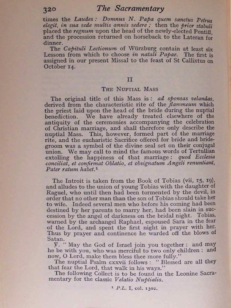 Schuster On The The Nuptial Mass | Download Free PDF | Mass (Liturgy ...