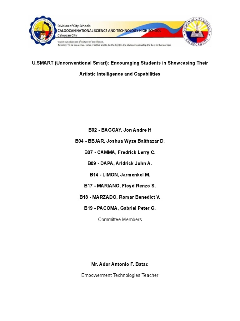 11o GRP3 Concept Paper Revised | PDF | Intelligence | Cognition