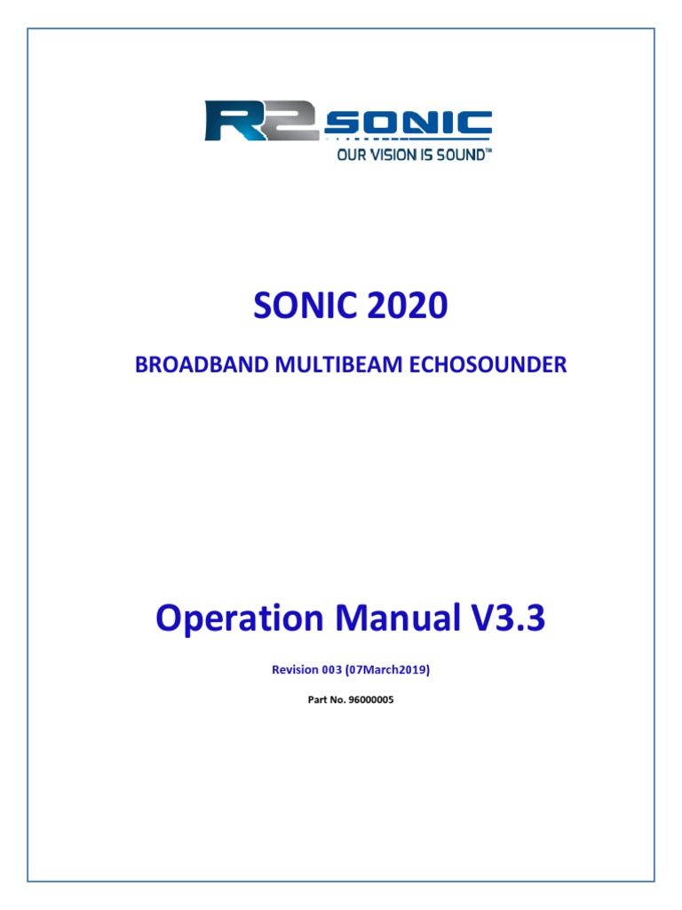 R2Sonic 2020 Technical User Manual | PDF | Graphical User Interfaces ...