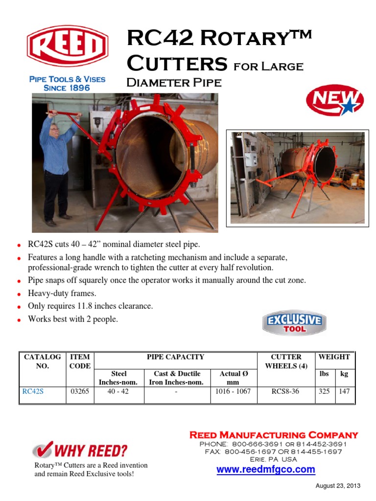 RC42S Rotary Cutter Flyer 8 13 | PDF