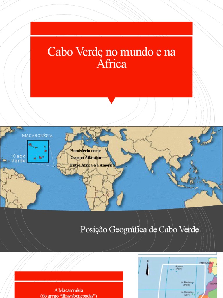 Geografia e Ilhas de Cabo Verde | PDF