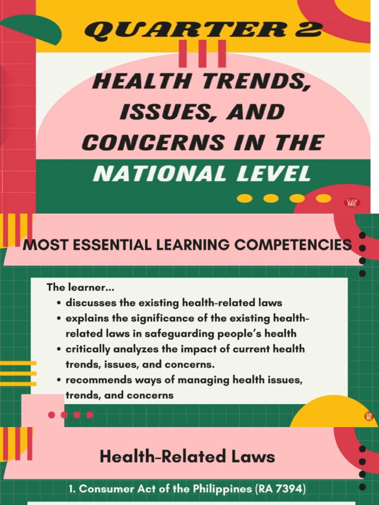 Health Trends Issues and Concerns in The National Level | PDF