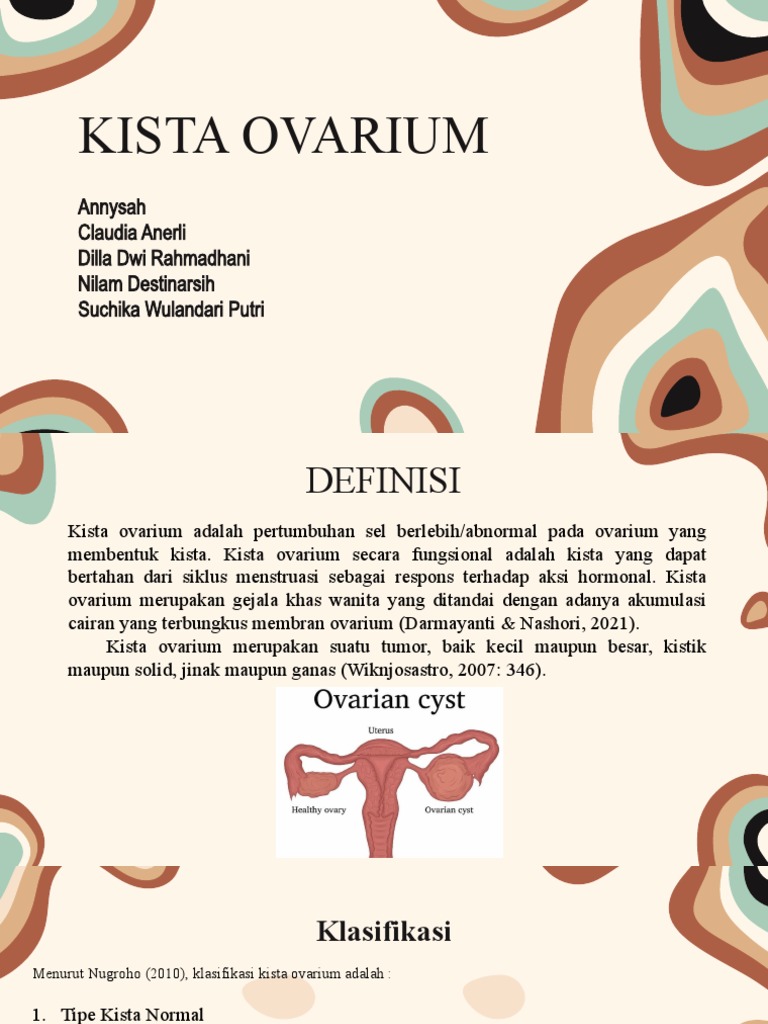 Kista Ovarium: Klasifikasi dan Gejala | PDF