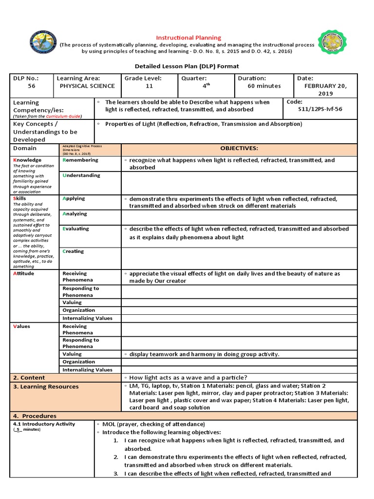 Physical Science - Day 56 | PDF | Mirror | Reflection (Physics)