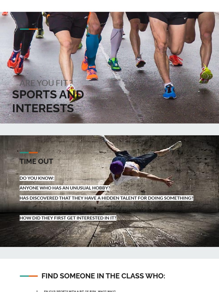 Unit 5.1. SPORTS AND INTERESTS | PDF