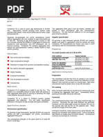 Fosroc Construction Grout TDS | PDF | Concrete | Cement