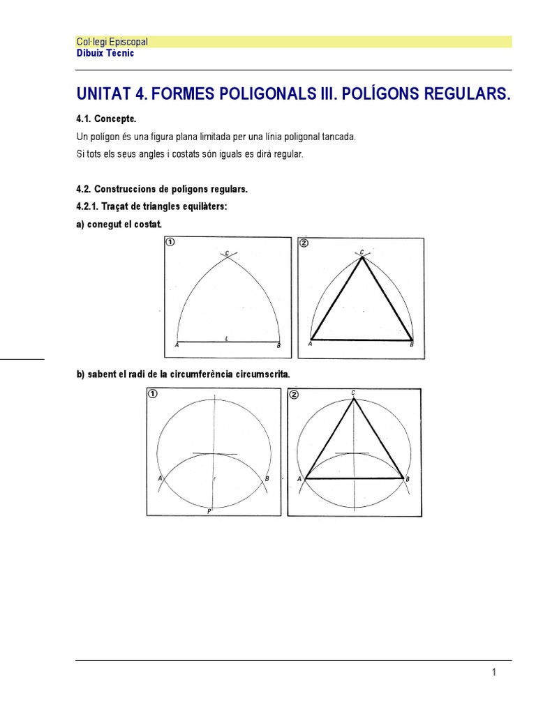 UD04. Polígons Regulars | PDF