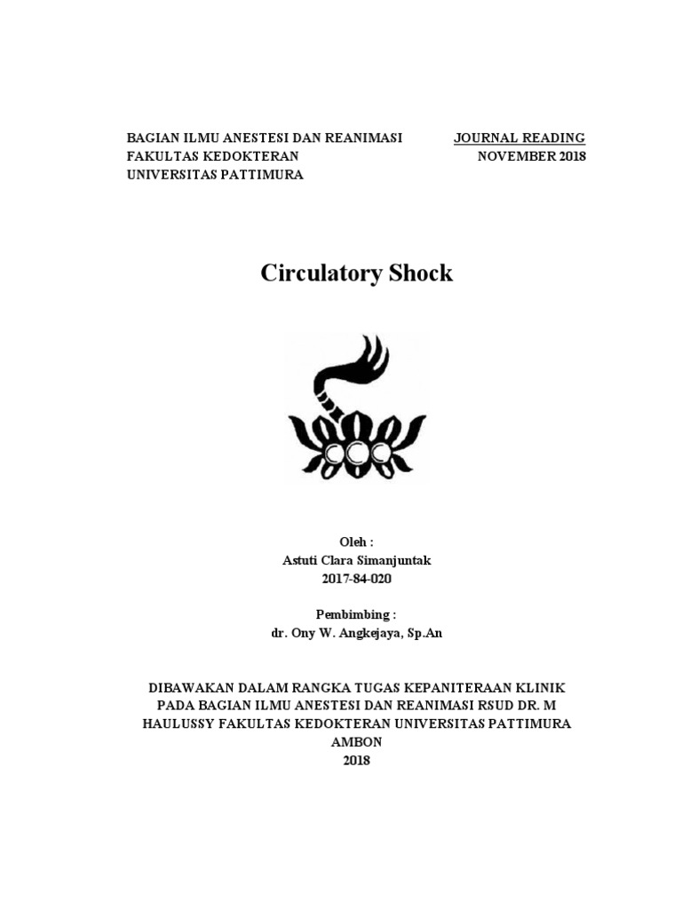 Bagian Ilmu Anestesi Dan Reanimasi Journal Reading | PDF