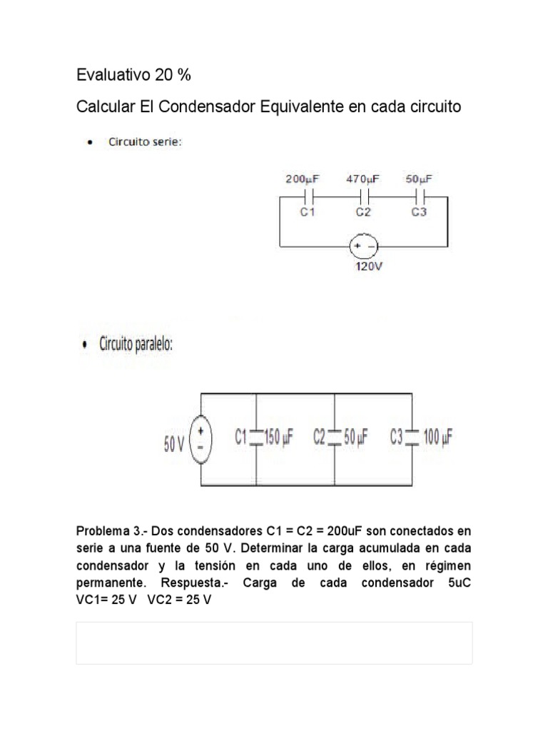 2doevaluativo 20% 3er Corte Circuitos Electricos 1 | PDF