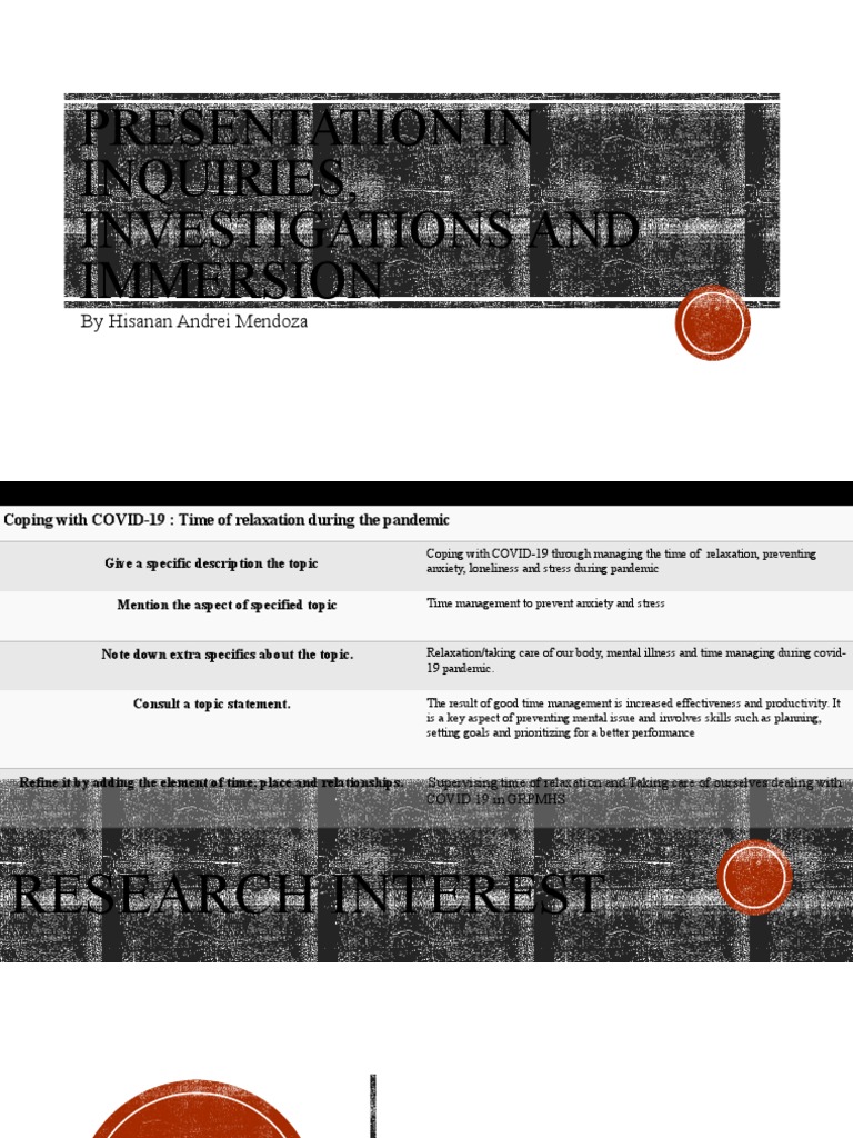 Hisanan Research Interest and Plan | PDF | Psychological Concepts ...