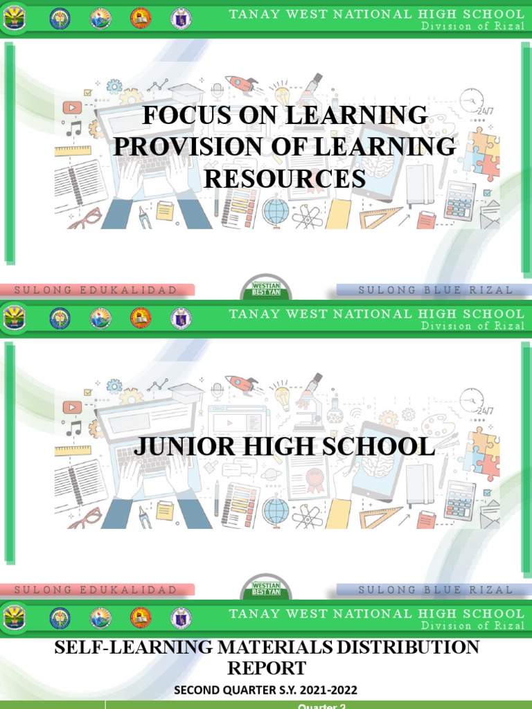 Self-Learning Materials Report 2021-2022 | PDF