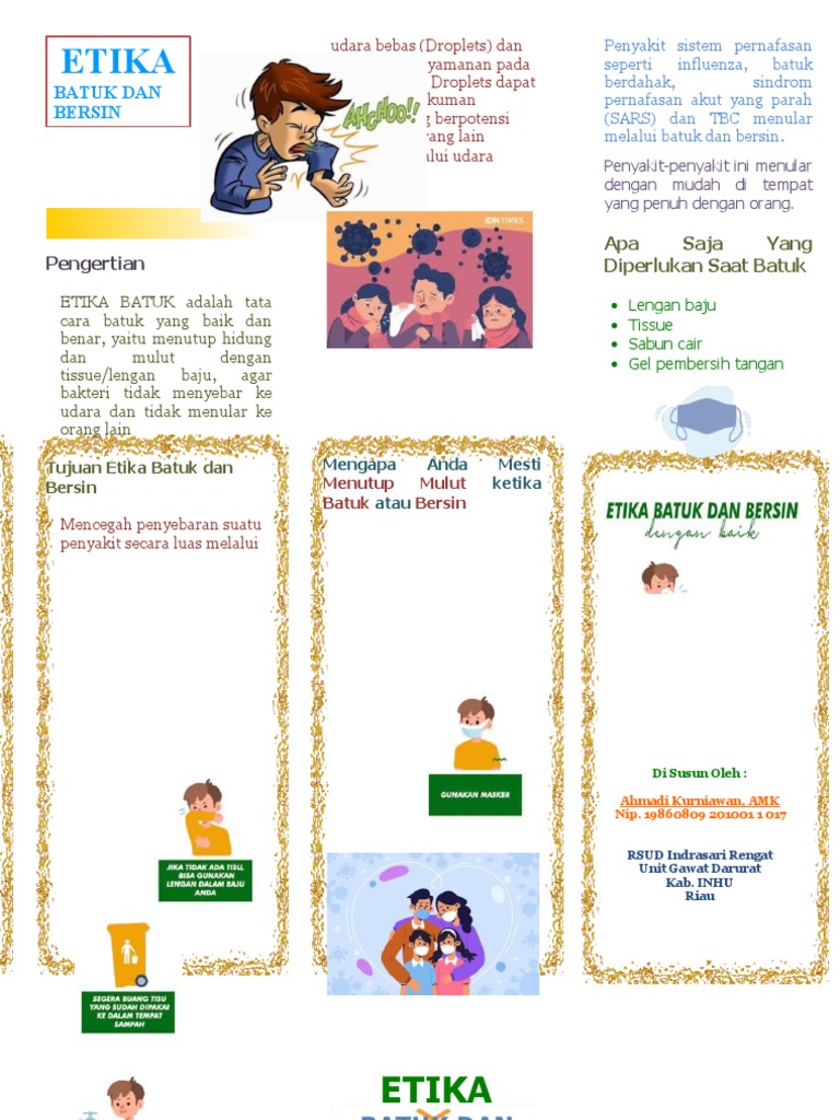Brosur Etika Batuk Dan Bersin | PDF
