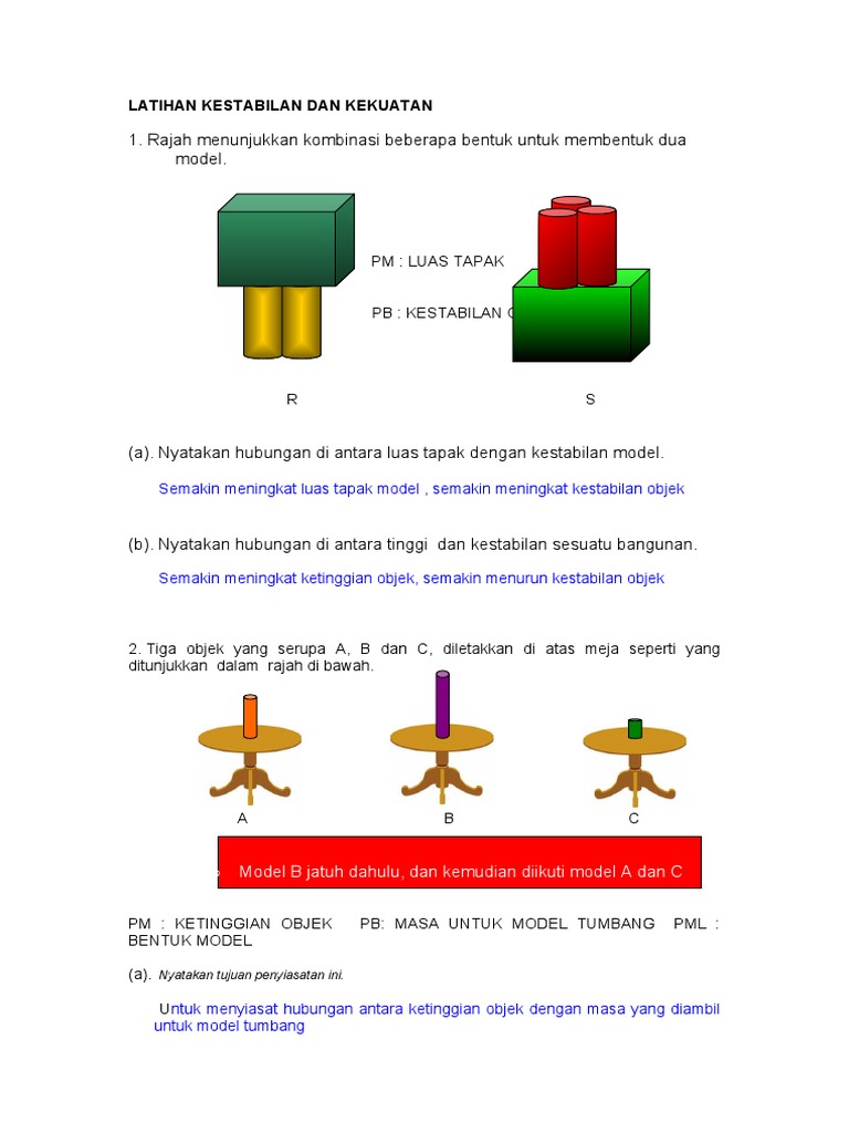 Latihan Kestabilan Dan Kekuatan | PDF