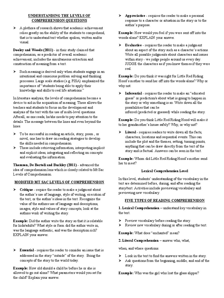 Module 4 Talits Reviewer Finals 1 | PDF | Reading Comprehension ...
