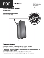 SupraMatic Operator E2 Garage Door Operator | PDF | Door | Switch