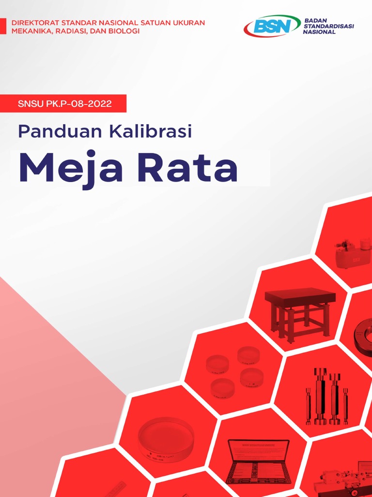 Signed PK 08 Panduan Kalibrasi Meja Rata Final Withcover | PDF