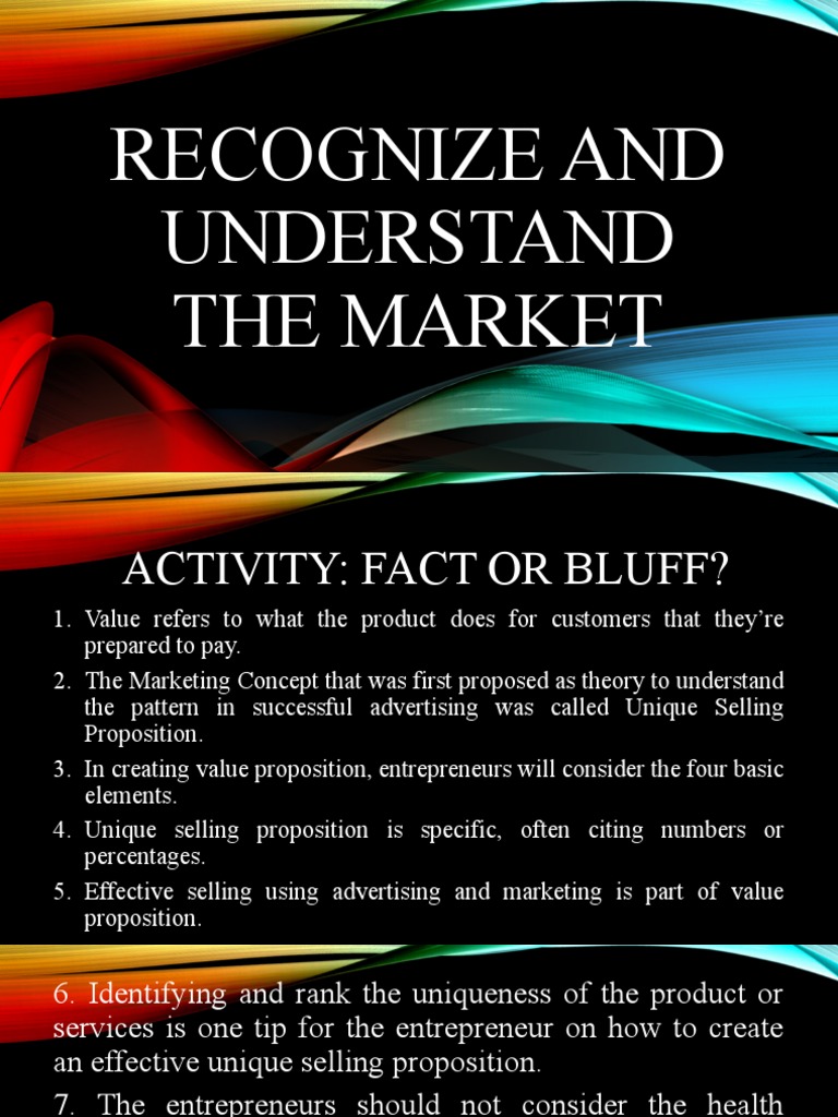 Recognize and Understand The Market - PPT | PDF | Market Segmentation ...