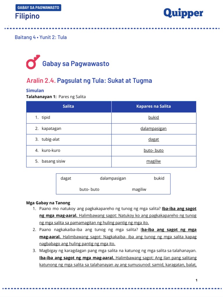 Pagsulat ng Tula: Sukat at Tugma | PDF
