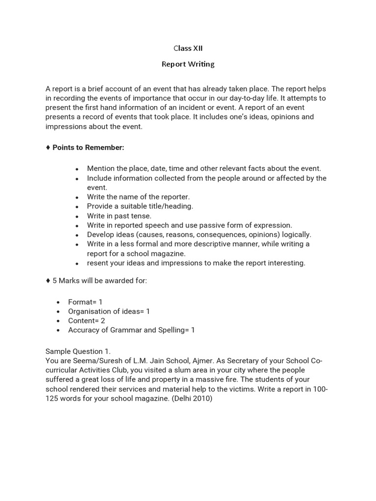 Class XII Report Writing Project | PDF | Cognition | Cognitive Science Class XII Report Writing Project | PDF | Cognition | Cognitive Science