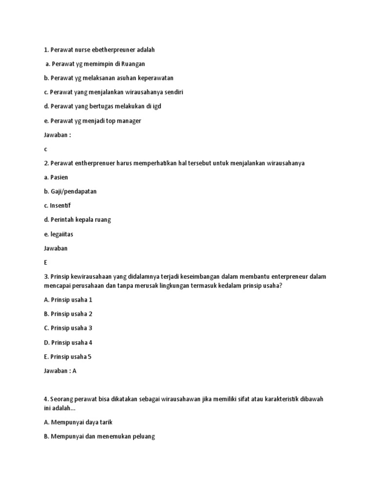 Soal Kel 1 | PDF | Karier & Perkembangan | Bisnis