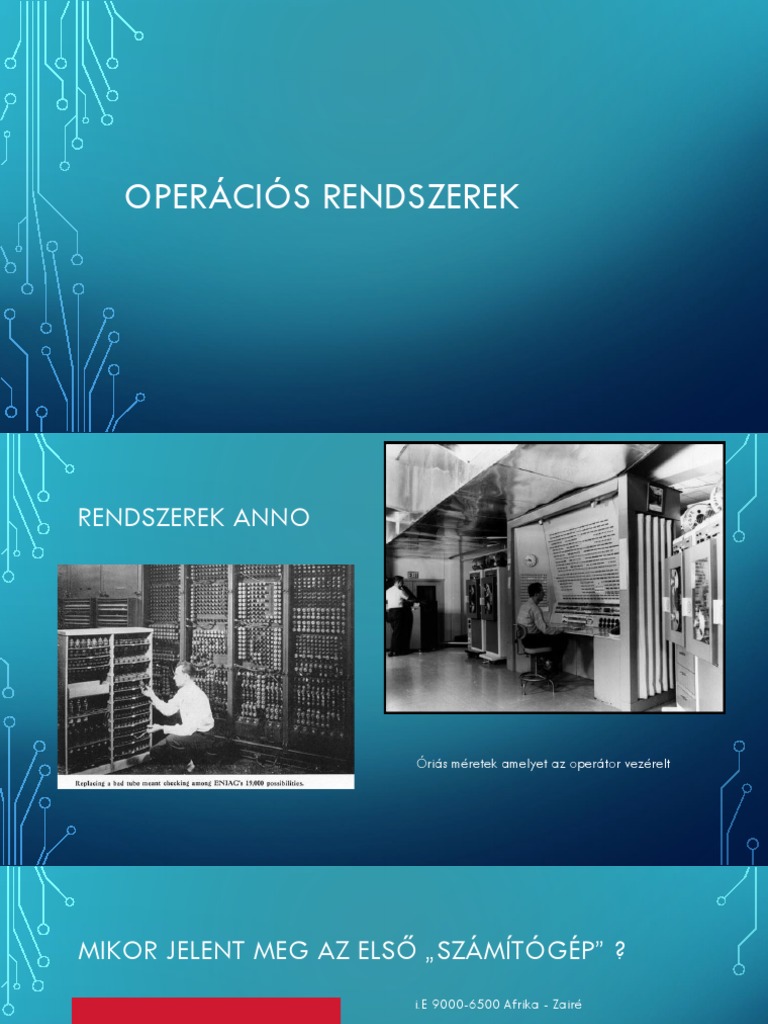 Operacios Rendszerek 1 | PDF