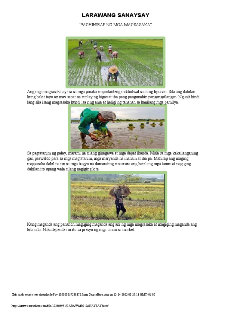 Larawang Sanaysay | PDF