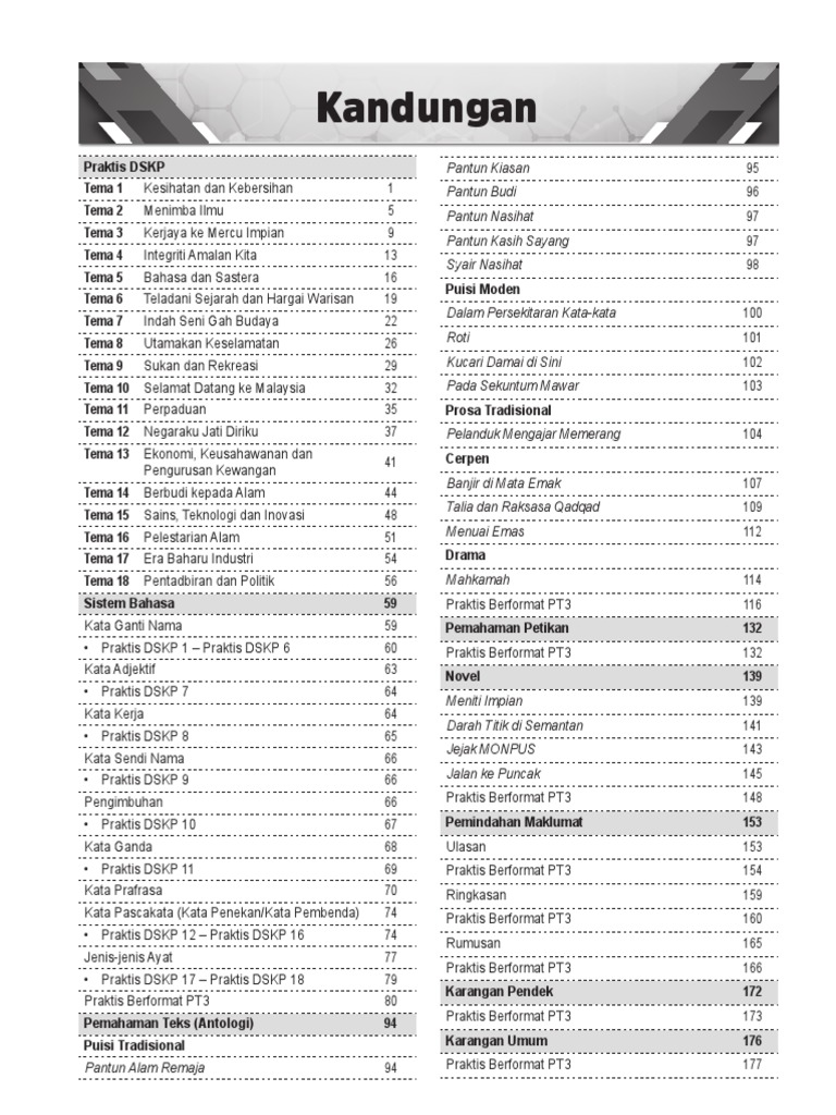 Jawapan - Masteri Bahasa Melayu Tingkatan 2 | PDF