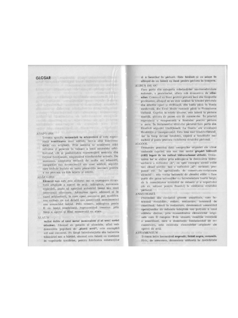 Glosar Terminologie de Specialitate | PDF