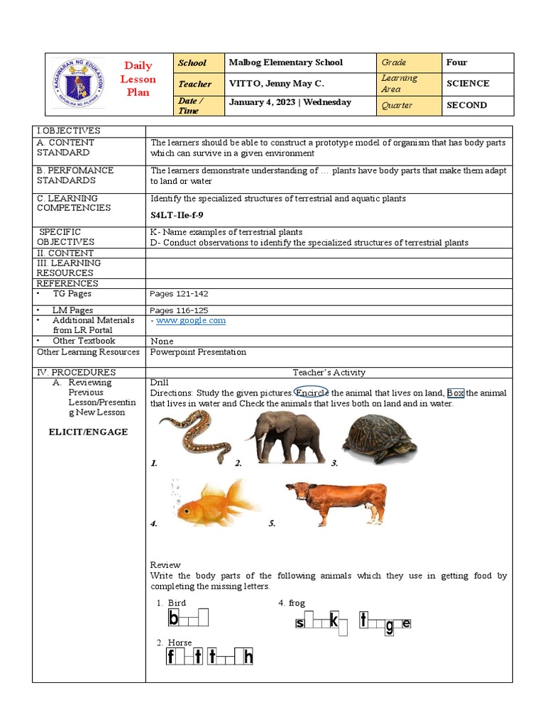 Science 4 Q2 Week3 Lesson4 | PDF | Learning | Mixture