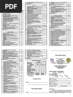 Eccd Checklist Tagalog 1 | PDF