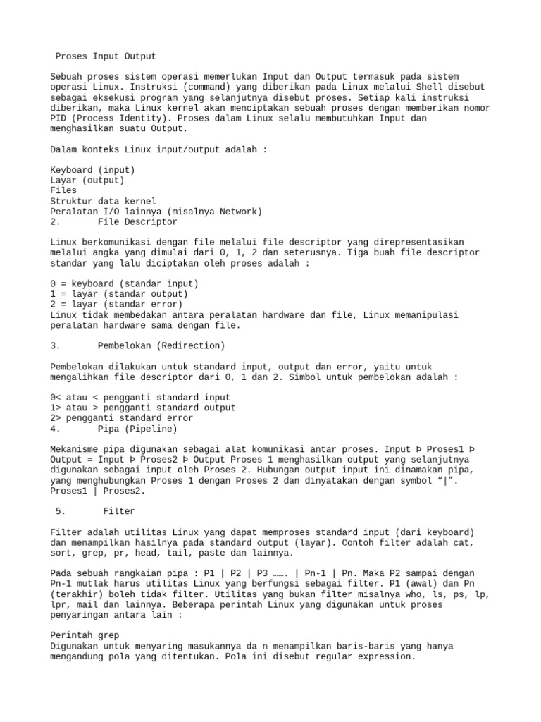 Cara Kerja Linux | PDF | Metode & Bahan Ajar | Komputer