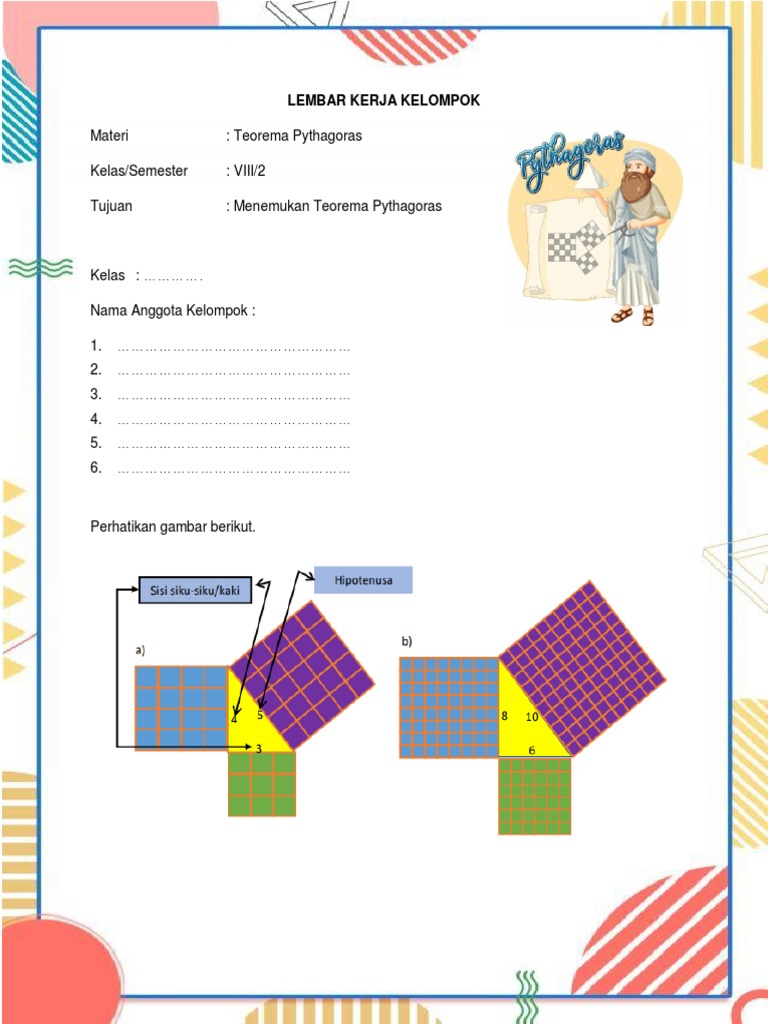 LKPD Teorema Pythagoras | PDF