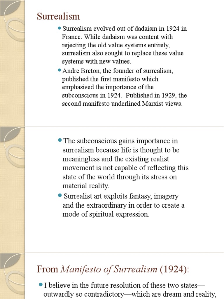 Surrealism | PDF | Surrealism | The Arts