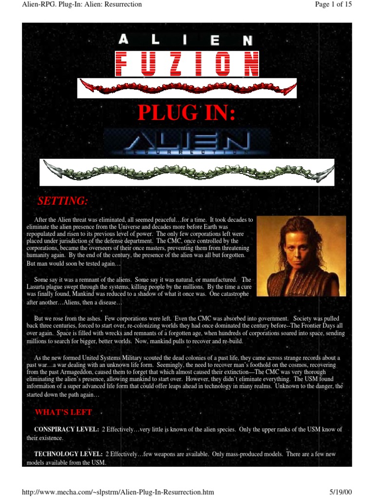 Aliens RPG - Alien Resurrection | PDF | Shell (Projectile) | Shotgun