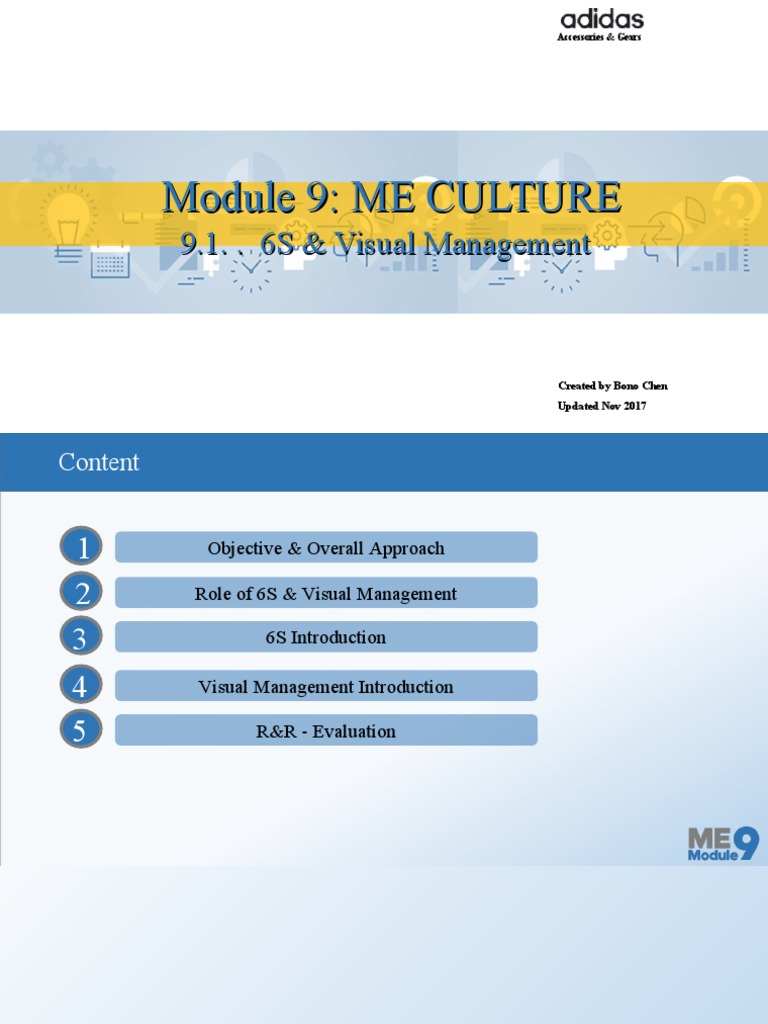Adidas - 6S & Visual Management 1 | PDF