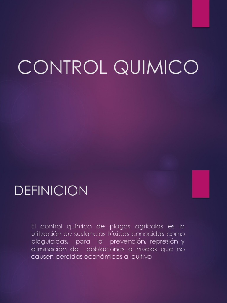 Control Quimico | PDF | Sinapsis | Acetilcolina
