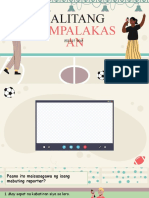 Pagsulat NG Balitang Isports-Activity 1 and 3 | PDF