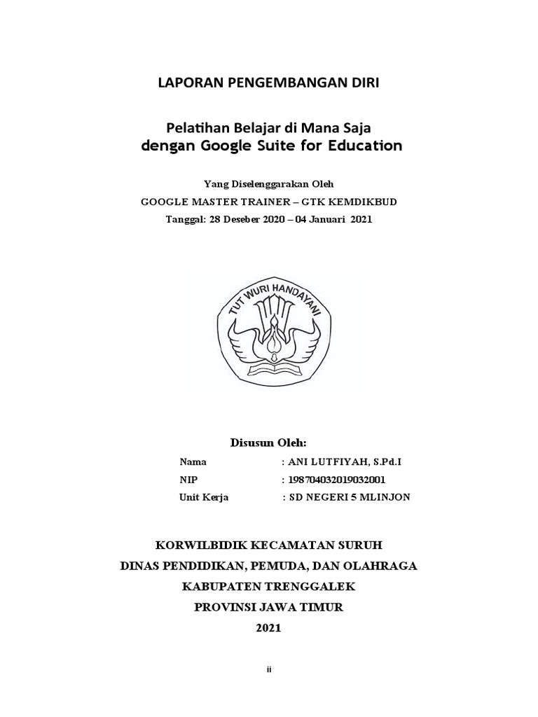 Laporan PD GFE | PDF | Karier & Perkembangan | Kesehatan Holistik