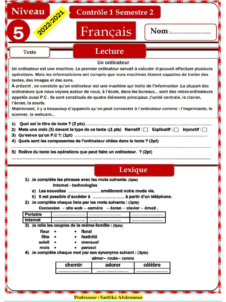 Lecture Exique | PDF