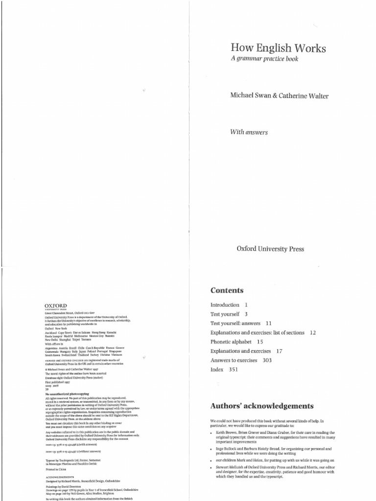 Swan & Walter - How English Works | PDF