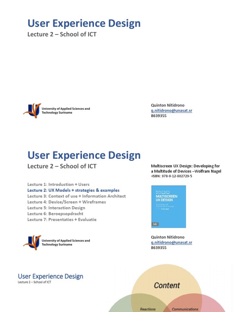 UX Models and Strategies for Design | PDF | User Experience | Mobile App